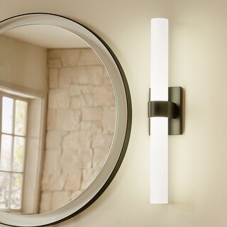 Kichler Lighting Elan Izza 25.5 in. 1-Light Matte Black Integrated LED ...