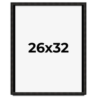 26x32 Shadow Box Black Rustic Barnwood Display Frame | 1.125 Inch - Bed ...