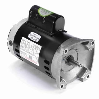 0.5 HP Square Flange Single Phase Replacement Pool Pump Motor - Bed ...