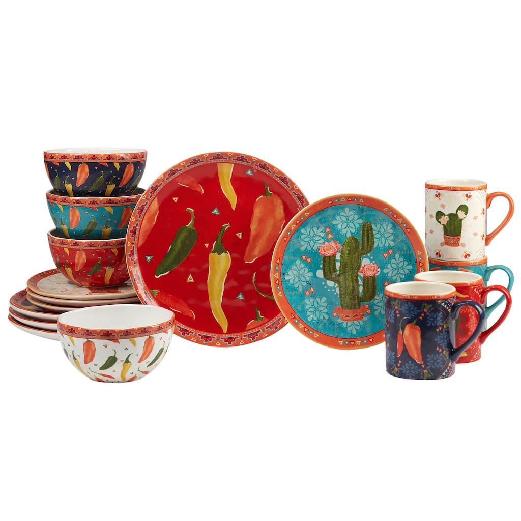 Certified International Santa Fe 16-piece Dinnerware Set, Service for 4 ...