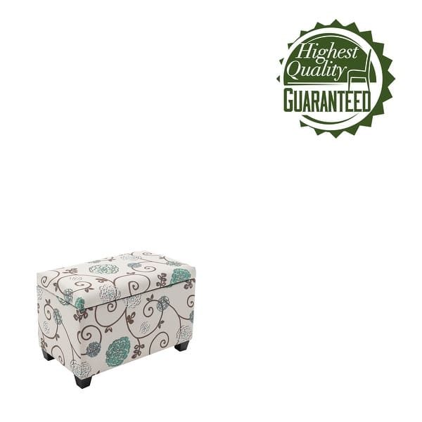 Porthos Home Dak Patterned Fabric Storage Bench - On Sale - Bed Bath ...