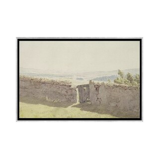 iCanvas "Gate in the Garden Wall " by Caspar David Friedrich Framed ...