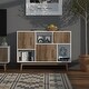 Asymmetrical Design Storage Cabinet with Door and Shelf - Bed Bath ...