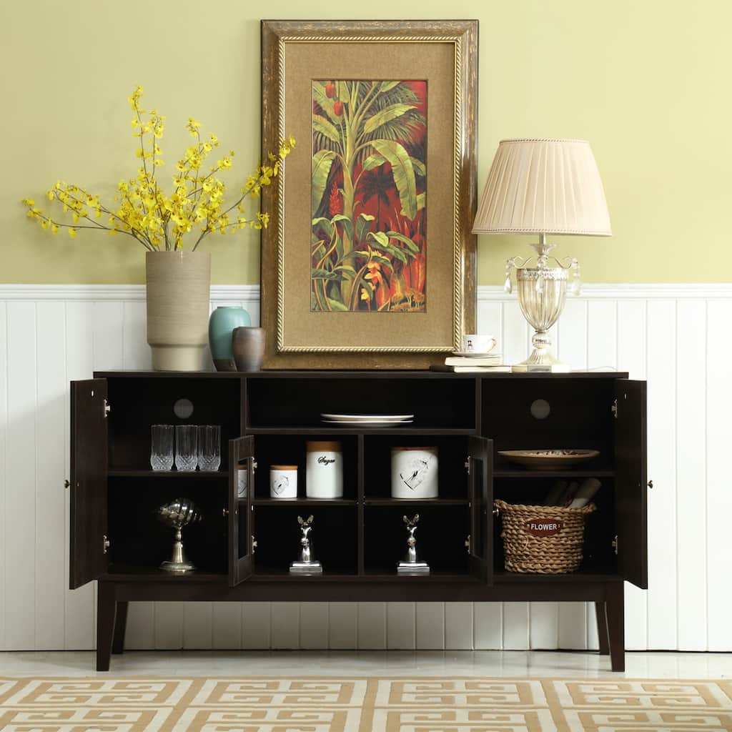 GZMR Modern Sideboard Buffet Table Storage Cabinet - Overstock - 30563975