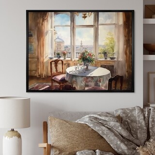 Designart "Beautiful View In To Moscow City" City Paris Framed Canvas ...