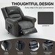 Power Lift Recliner Chair, Heat Massage Chair with USB & 8 Vibrating ...