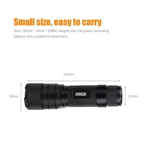 Bright 1100 Lumens Rechargeable Flashlight , 300 Meters Long Lighting ...