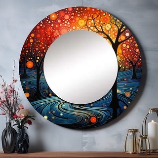 Designart "Colorful Meditation Transcendence Pointillism Dot II ...