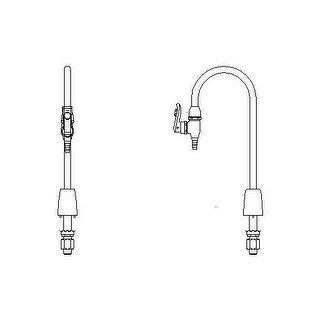 Delta W6635DI Single Handle Gooseneck Control Valve for Pure Water ...