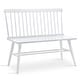 Entryway Solid Wood Dining Bench with Spindle Back - On Sale - Bed Bath ...