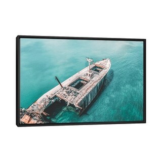 iCanvas "Shipwreck III" by Radu Bercan Framed - Bed Bath & Beyond ...