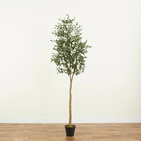 8' Artificial Olive Tree - Bed Bath & Beyond - 38166610