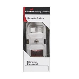 Cooper Wiring 277W-BOX Switch Quiet Sp W/Lt Wh - Bed Bath & Beyond ...