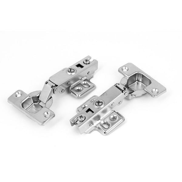 Cabinet Door Hydraulic Buffer Damper Inset Concealed Hinges 2 Pcs ...