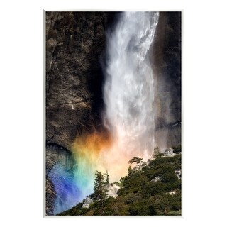 Stupell Rainbow Waterfall Cliffs Wall Plaque, Design By Mindy Sommers ...