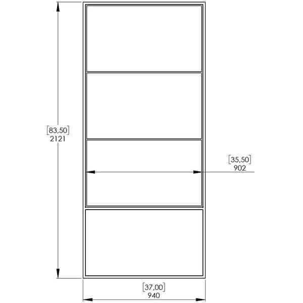 Concorde KD Frosted Glass Metal Barn Door with Hardware Kit - Bed Bath ...