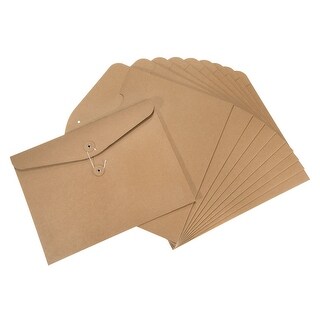 10pcs String File Folders A4 Document Holder Filing Envelopes Jacket ...