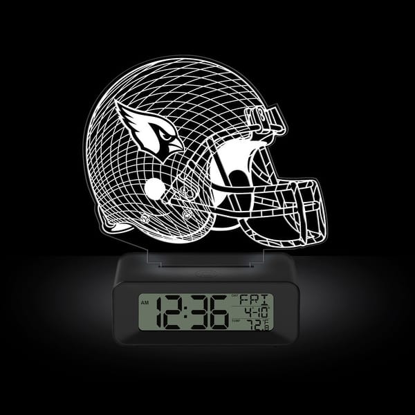 Game Time NFL Arizona Cardinals Color-Changing Led 3d Illusion Alarm ...