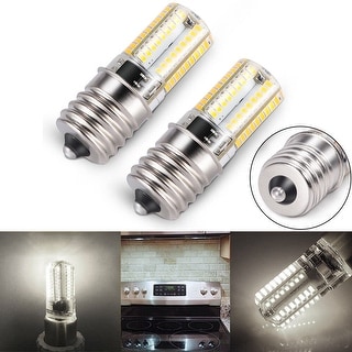 2x Dimmable E17 LED Bulbs 4W Natural White 6000K - Warm White - Bed ...