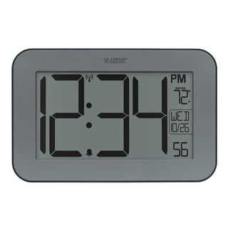 La Crosse Technology 513-02927 Large 4-Inch Time Atomic Digital Clock ...