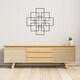 Geometric Metal Wall Art, 9 Overlapping Squares, 30 Inch Modern ...
