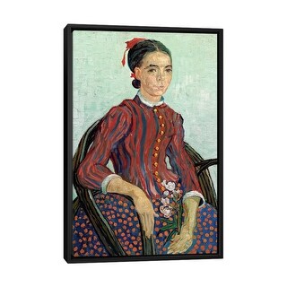 iCanvas "La Mousme, 1888" by Vincent van Gogh Framed Canvas Print - Bed ...