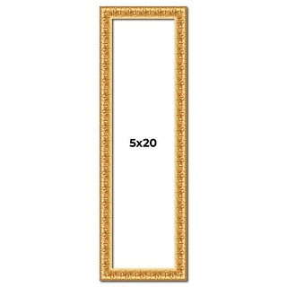 5x20 In Frame Gold Real Wood Picture Frame - Bed Bath & Beyond - 41234436