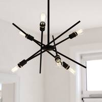 10 Light Brass Branch Asymmetric Modern Chandelier For Living Room ...