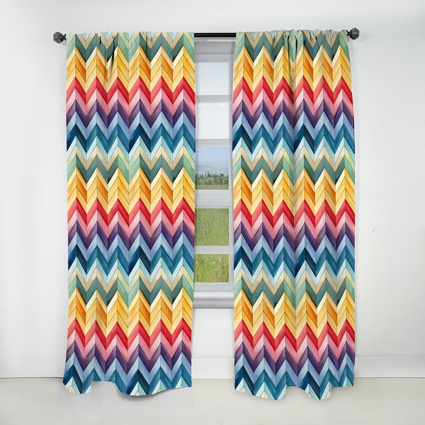 multicolor chevron pattern