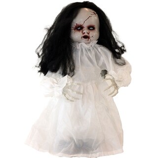 Haunted Hill Farm 2-ft. Haunted Jumping Doll, Indoor/Covered Outdoor ...