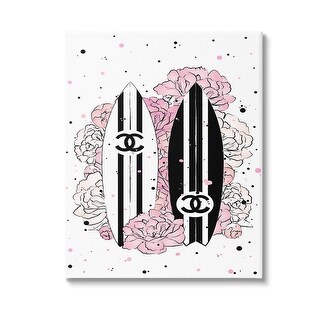 Stupell Black Gleaming Glam Symbol Canvas Wall Art Design by Martina ...