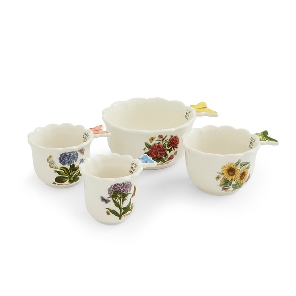 Portmeirion Botanic Garden Set of 4 Measuring Cups - 1, undefined, ⅓ ...
