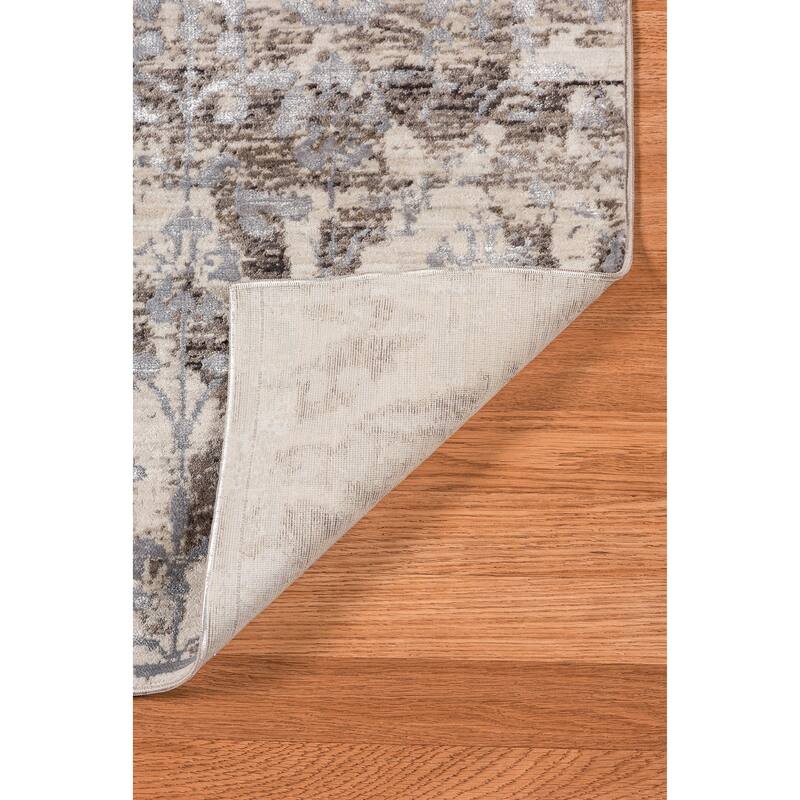 Savannah Geo Polyester Area Rug - Overstock - 22971261