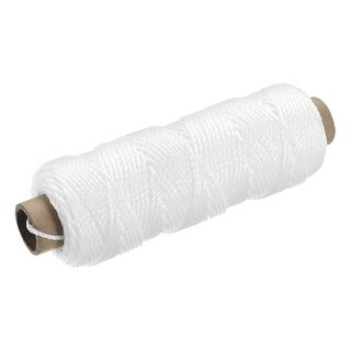 Twisted Nylon Mason Line White 50M/164 Feet 2MM Dia for DIY Projects ...