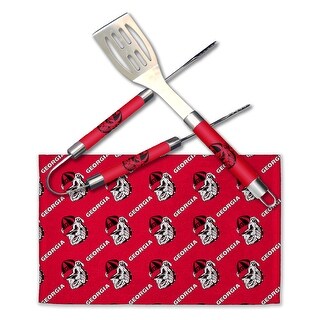 COL 990 Georgia BBQ Grill Utensil Set - Red - Bed Bath & Beyond - 38197491