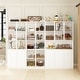 Modular Buffet and Display Cabinet - Modular Design in Pristine White ...