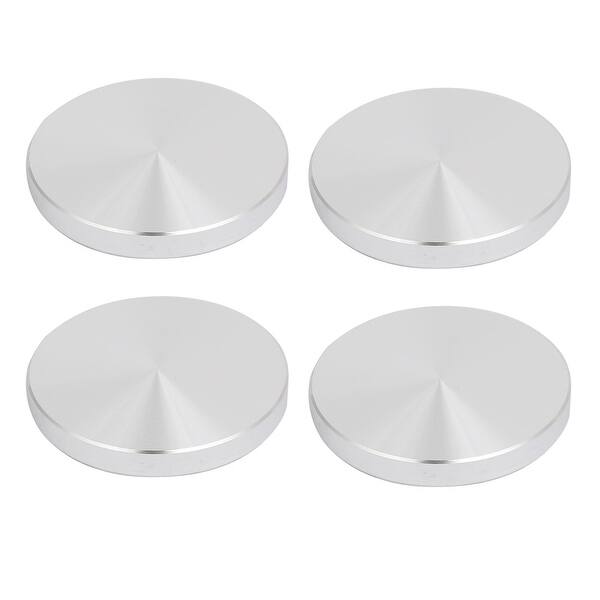 4pcs 60mm Dia 8mm Thickness M10 Thread Aluminum Disc for Glass Table ...