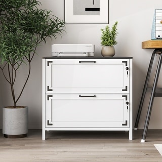 Charming Farmhouse File Cabinet for Home Office Organization - Bed Bath ...