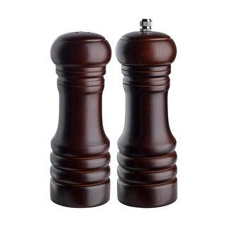 HIC Kitchen Salt Shaker and Adjustable Peppermill Set - Bed Bath ...