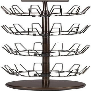 4 Tier Revolving Shoe Tree - 12"D x 12"W x 52"H - Bed Bath & Beyond ...