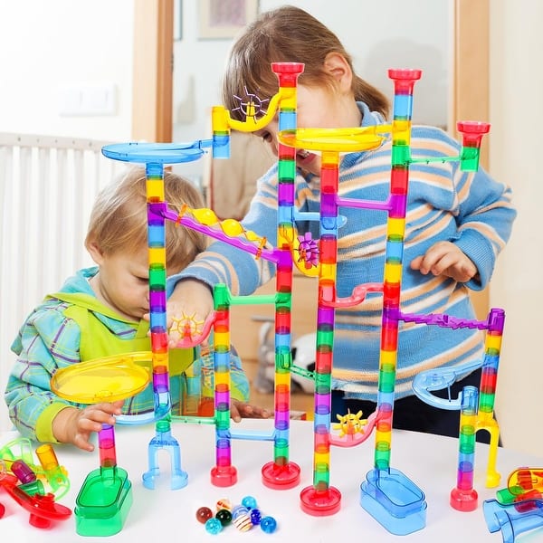 colourful marble run