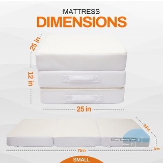 Relax Tri-Fold Mattress - Bed Bath & Beyond - 18151645