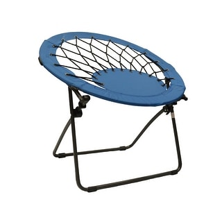 Polyester Bungee Chair Portable Folding Chair Web, Royal Blue - Bed ...