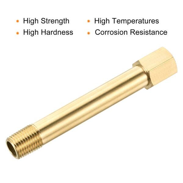 Brass Pipe Fitting G1/4 Adapter Extension Connector Hex Coupling 3 Pcs ...