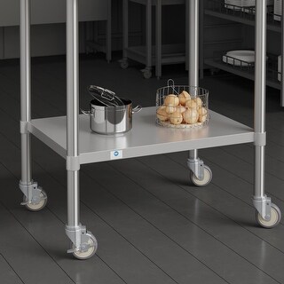 Set of 4 Commercial Heavy Duty Casters with 2 Swivel Casters, 2 Locking ...