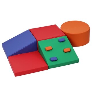 Soft Climb and Crawl Foam Playset 6 in 1, Soft Play Equipment for Kids ...
