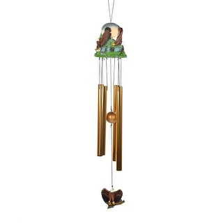 Hand Painted Resin Multi Color Home Decorative Wind Chime Bell Top ...