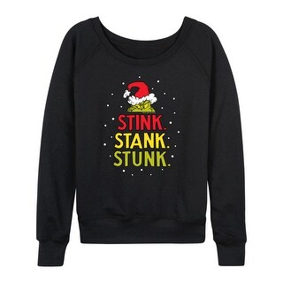 Women's The Grinch Stink Stank Stunk Light Weight Pullover - Bed Bath ...
