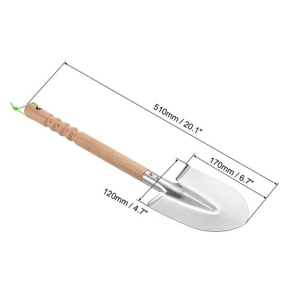 20 Inch Digging Shovel Round Pointed Garden Hand Shovel Gardening Tool ...