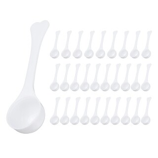 30 Pcs Measuring Spoon with Short Handle, Teaspoon Plastic Scoops ...